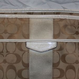 Coach | Bags | Coach F2852 Signature Stripe Crossbody Bag | Poshmark